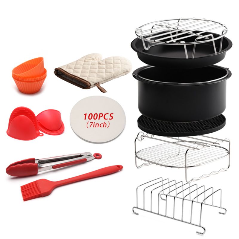 12Pcs Air Fryer Accessories Cake Pizza Oven Barbec... – Grandado