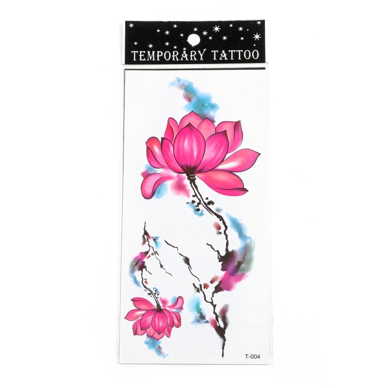 Girls Original Photo Flower Waterproof Temporary T... – Grandado