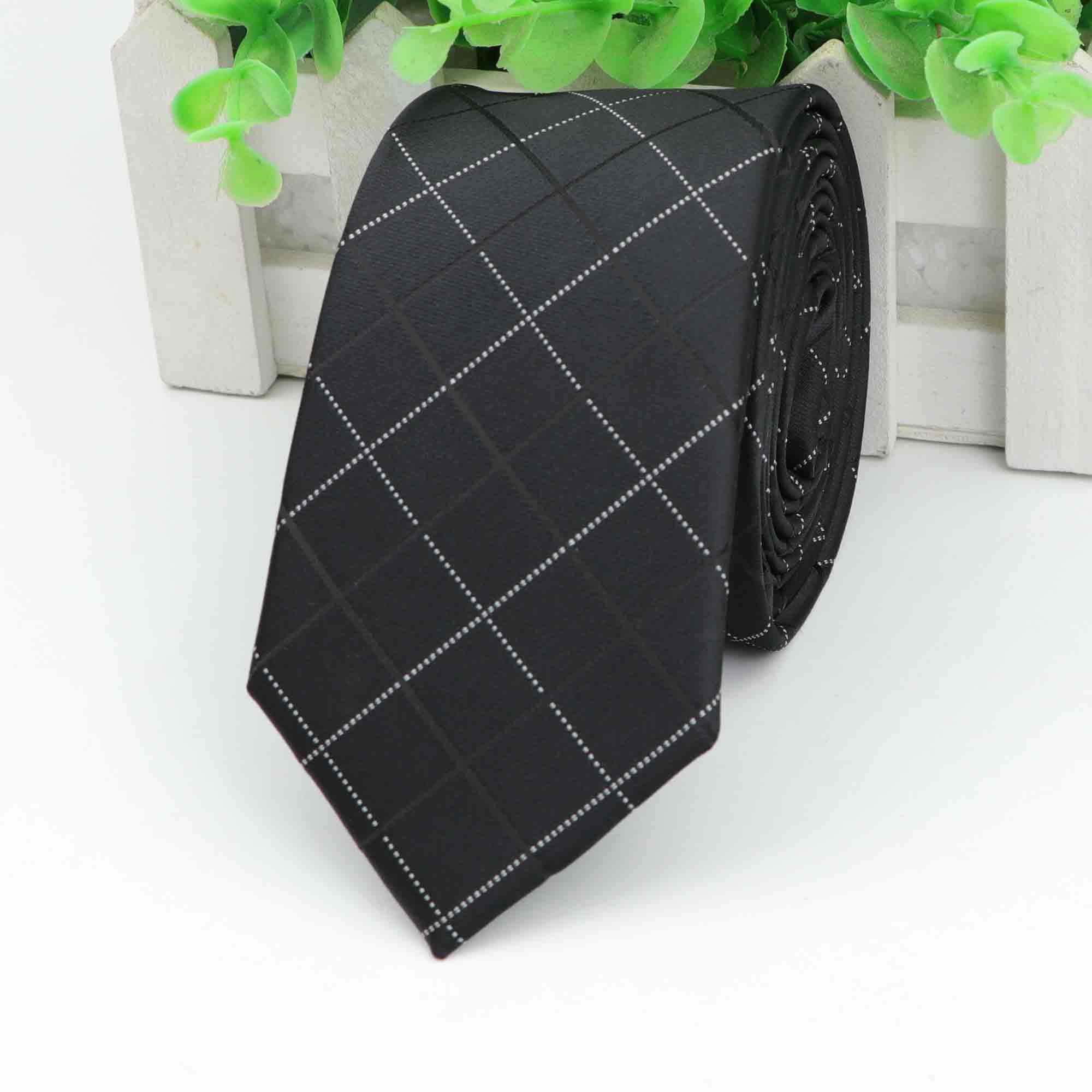 6cm Mens Business Tie Formal Striped Jacquard Wedd... – Grandado