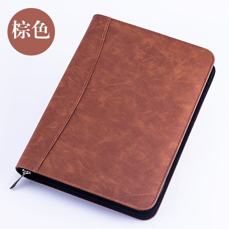 Kawaii Faux Leather A5 Padfolio with Calculator Zi... – Vicedeal