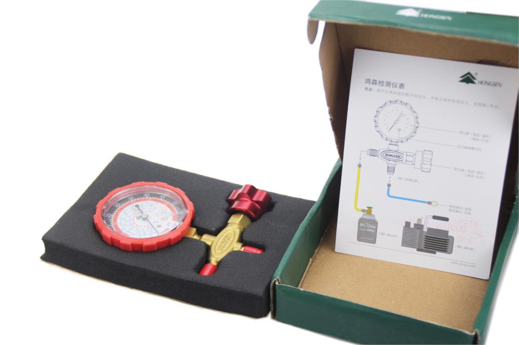 1-way Manifold gauge R410 HS-466NA Single Gauge fo... – Grandado