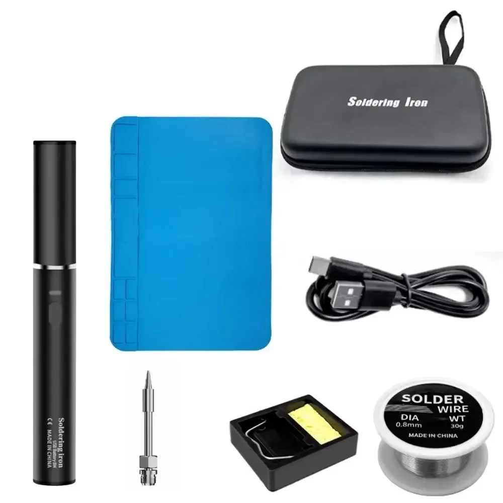 USB LED Digital Electric Soldering Iron Kit Adjust... – Vicedeal