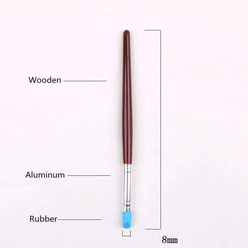 3mm/8mm 5pcs Rubber Silicon Tip Paint Brushes Clay... – Grandado