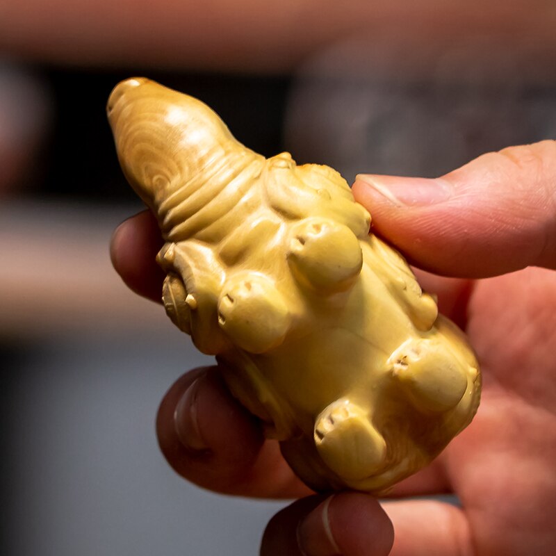 Buchsbaum 7cm Rhinocero Skulptur Glück Holz Ebene ... – Grandado