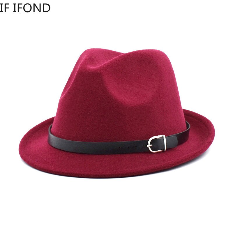 European Classical felt Fedoras Hat for Men Women ... – Grandado