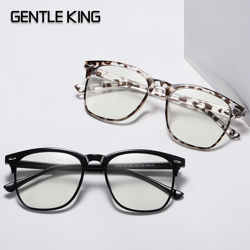 GENTLE KING Photochromic Glasses Men Anti Blue Lig... – Grandado