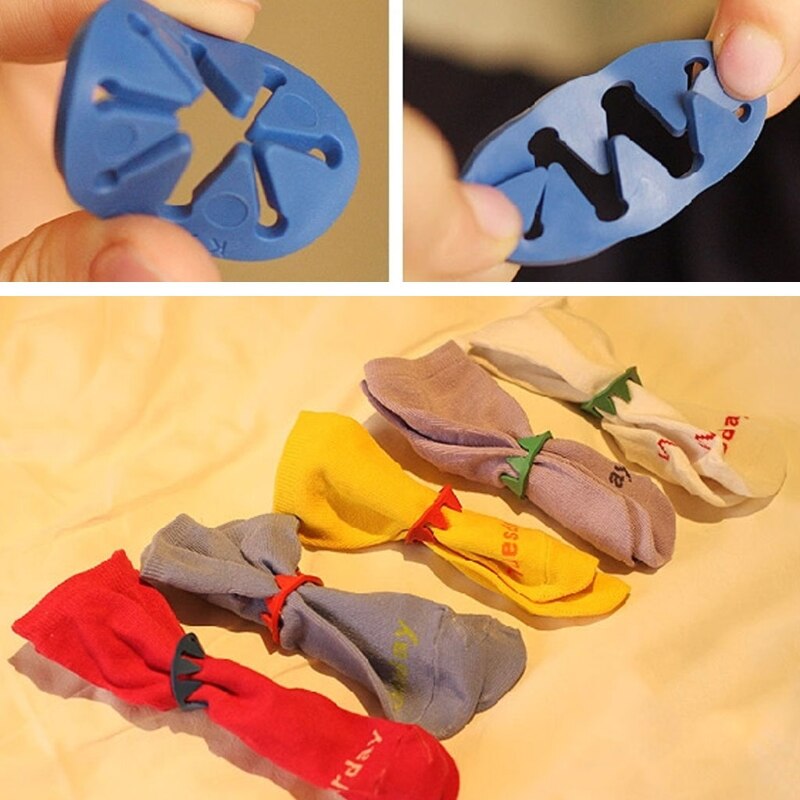 7Pcs Socks Holder Rings Colorful Sock Organizers S... – Grandado