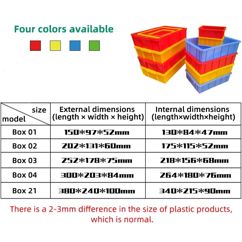 Brand No. 1 flat box parts box storage box hardwar... – Vicedeal