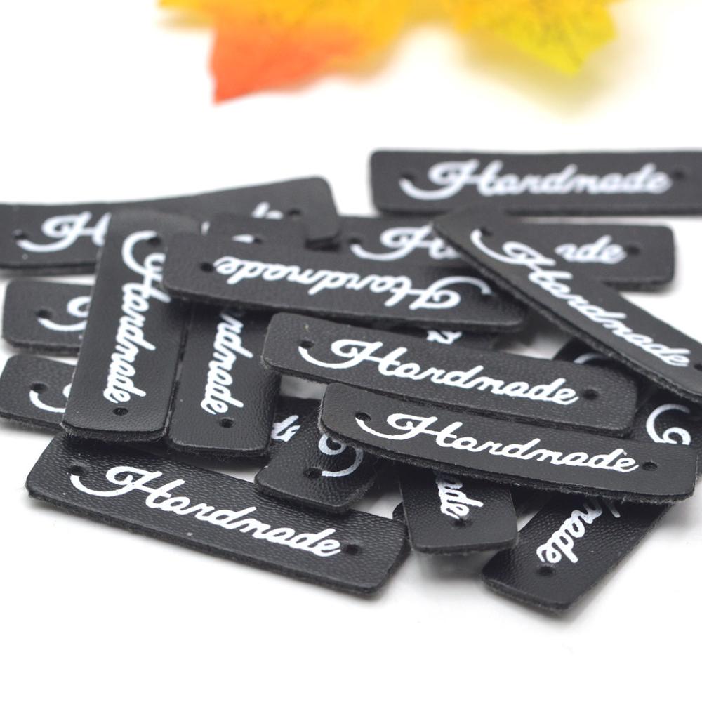 KALASO 30pcs Black Handmade Labels Clothes Garment... – Grandado