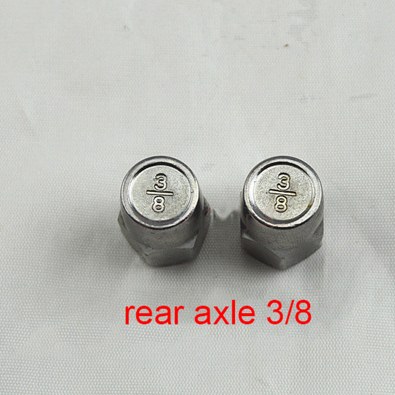 Front Axle M9 Nut ,3/8 Rear Axle Dedicated Cap Nut... – Grandado