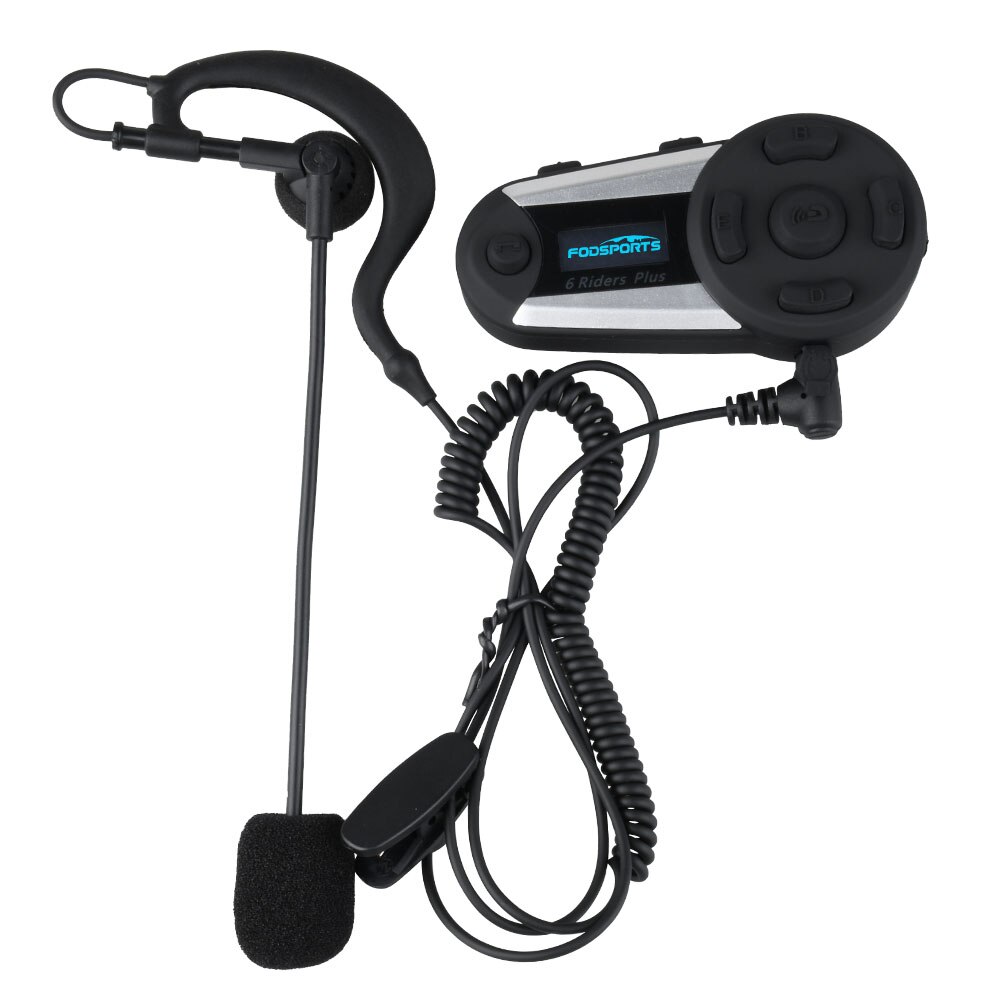 Fodsports V6 Plus Intercom with Earhook Headset fo... – Vicedeal