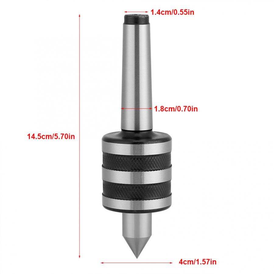 MT2 Live Center Acogedor Bearing Steel Precision L... – Grandado