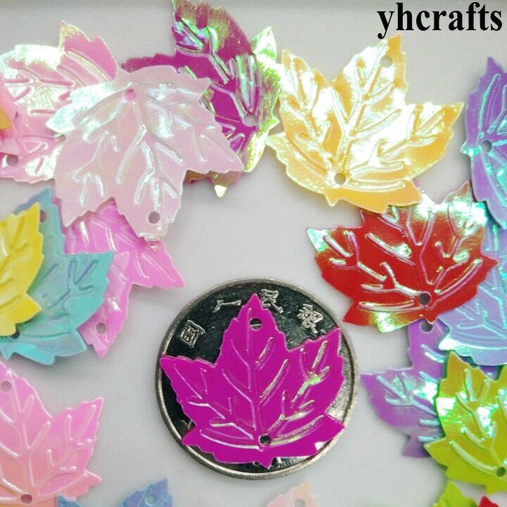 20gram/Lot 9x15mm mini leaf sequin Craft material ... – Vicedeal