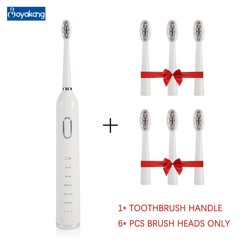 Boyakang Adult Sonic Electric Tooth Brush IPX7 Wat... – Grandado