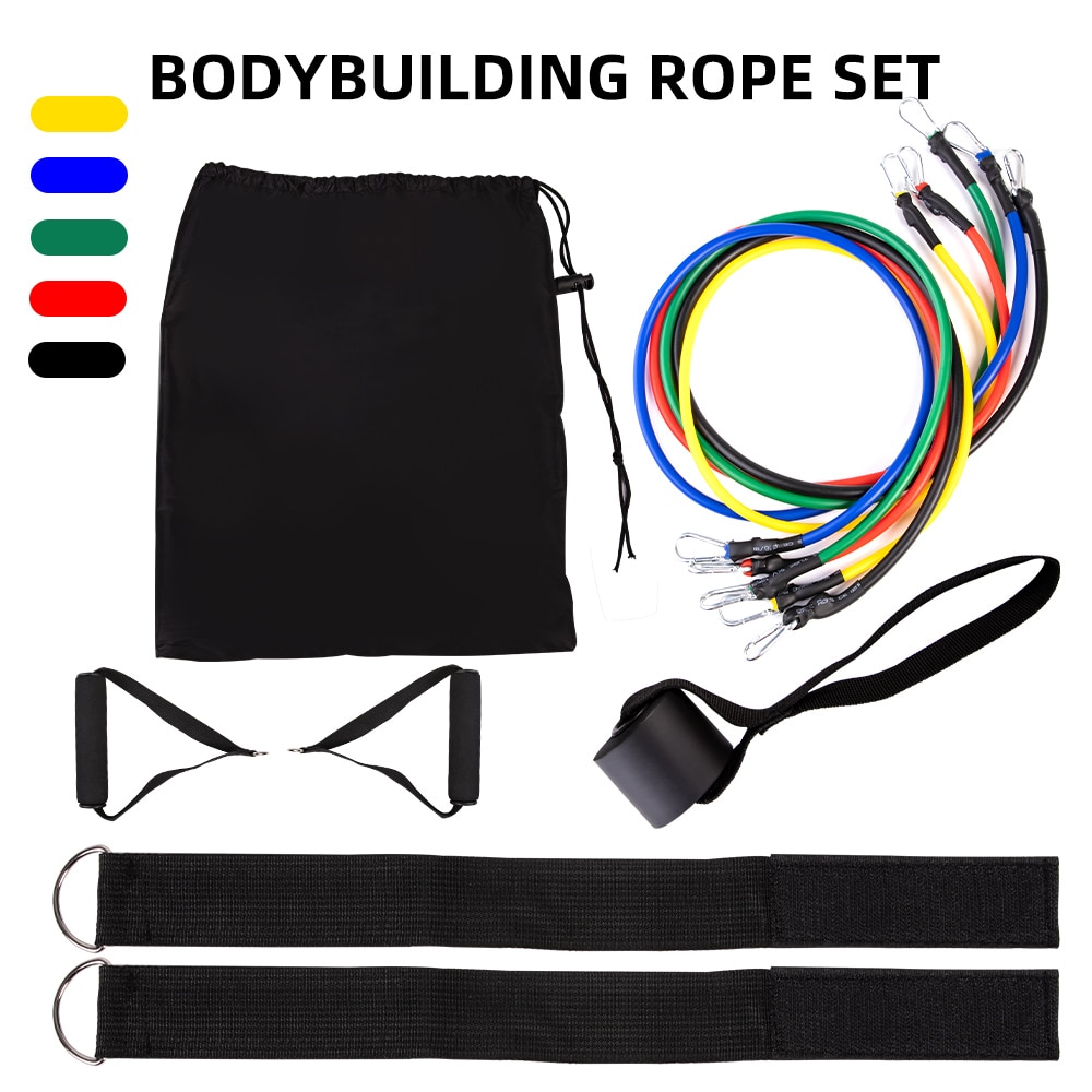 11 Stks/set Training Resistance Bands Crossfit Pil... – Grandado