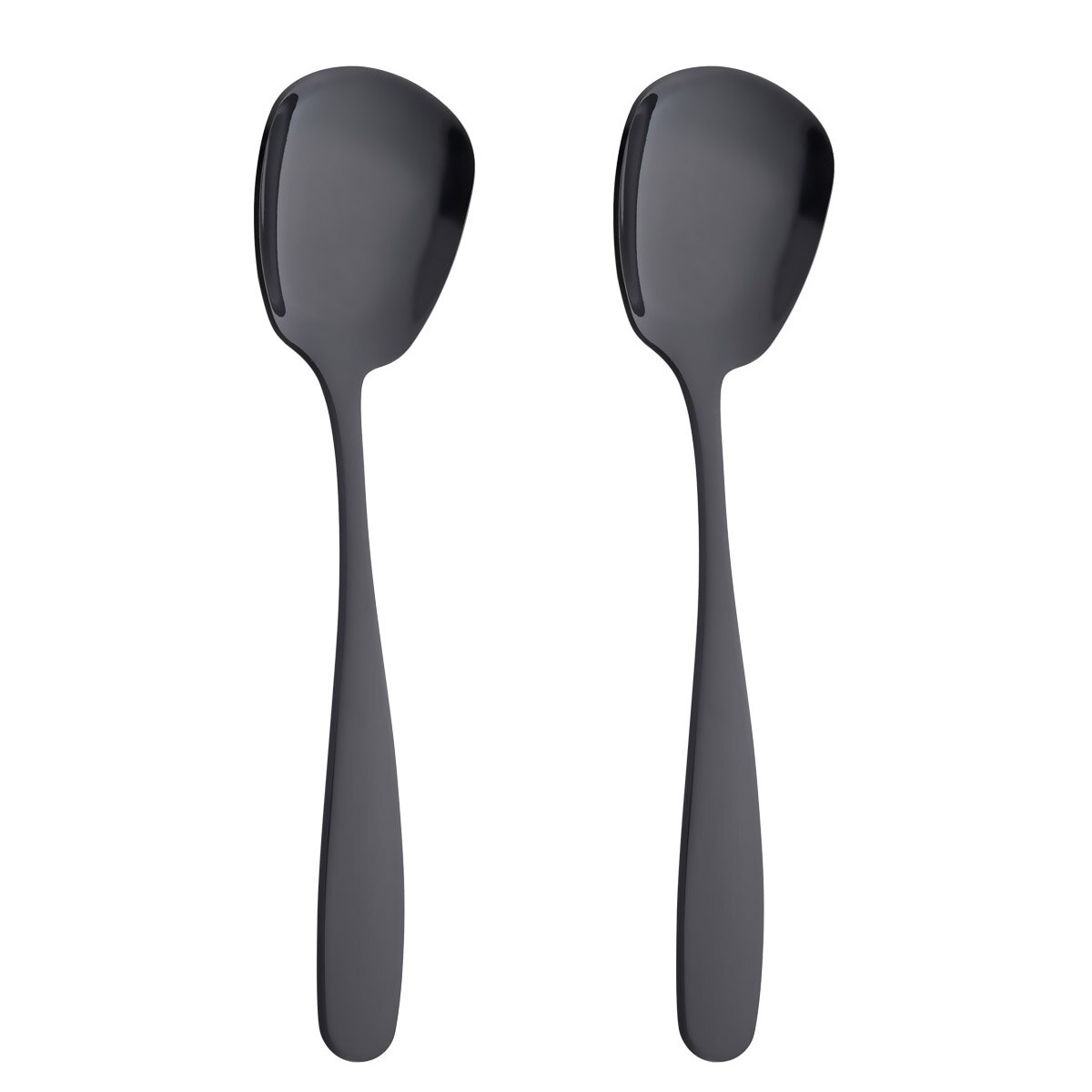 2Pcs 304 Stainless Steel Square Spoon Gold Rice Sp... – Grandado