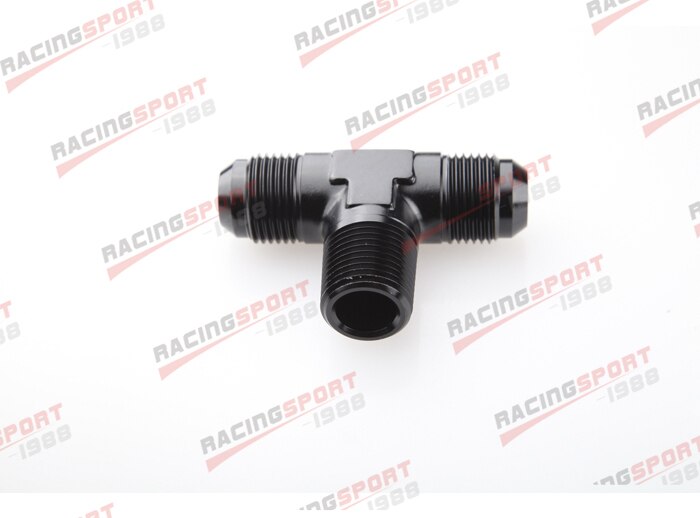 AN4 EEN-4 1/8 NPT FLARE Tee T stuk fitting adapter... – Vicedeal