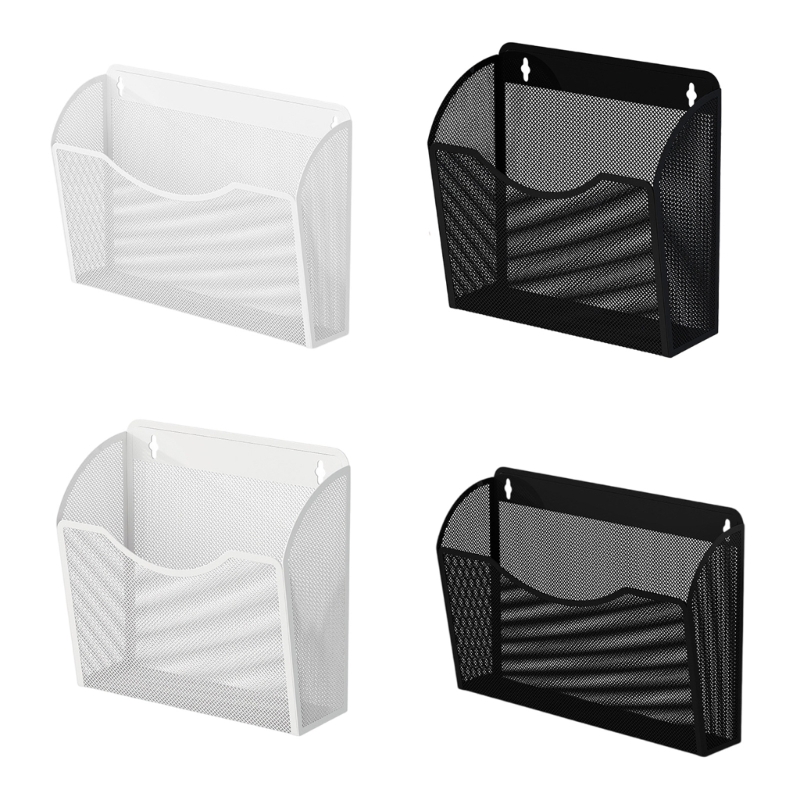 Mesh File Holder Wall Mounted File Organiser Baske... – Grandado