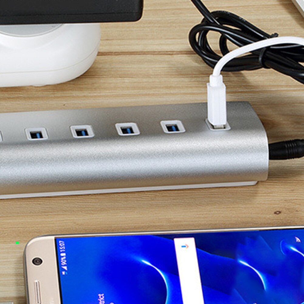 7 Port 5V 1A Data Transmission Aluminum Alloy High... – Grandado