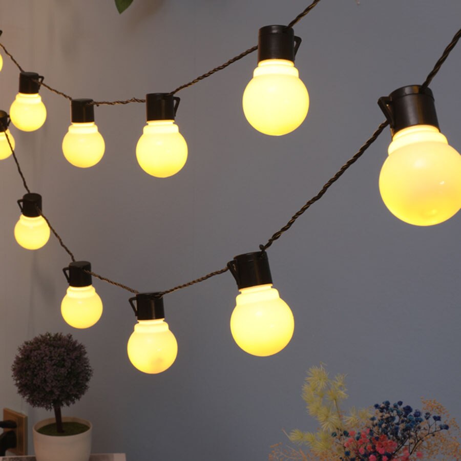 10/20/38 LED Festoon Globe Ball String Light Outdo... – Grandado