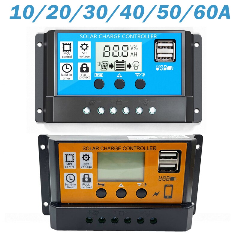 12V 24V Auto 10A /20A /30A Zonnepaneel Battery Cha... – Vicedeal
