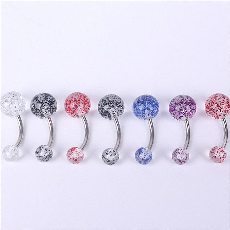 8pcs/lot Women Belly Button Ring Navel Barbell Pie... – Vicedeal