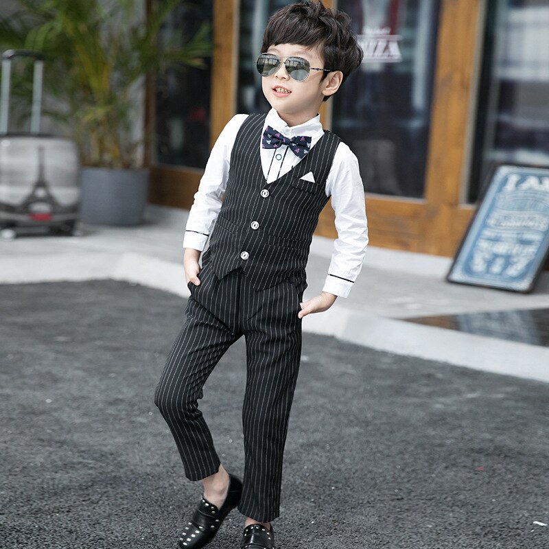 Dollplus Boys Suit(Vest+Shirt+Pant) Wedding Suits ... – Vicedeal
