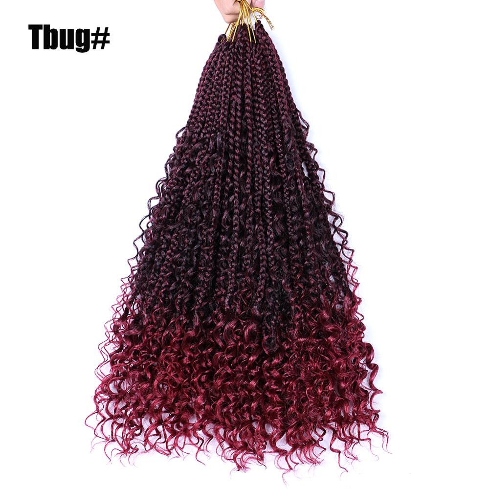 Crochet Braid Hair Messy Goddess Box Braids Hair W... – Grandado