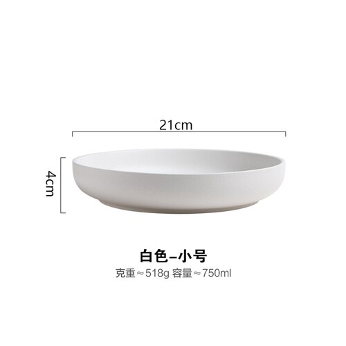 European ceramic western dish Round soup plate Des... – Grandado