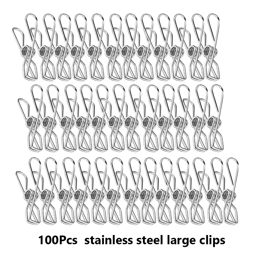 Rvs Clips Multipurpose Wassen Lijn Kleding Pinnen ... – Grandado