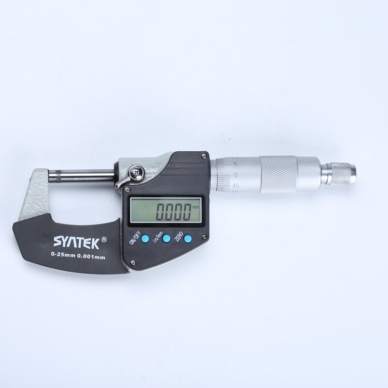 Syntek 0.001mm Electronic Outside Micrometer 0-25m... – Grandado