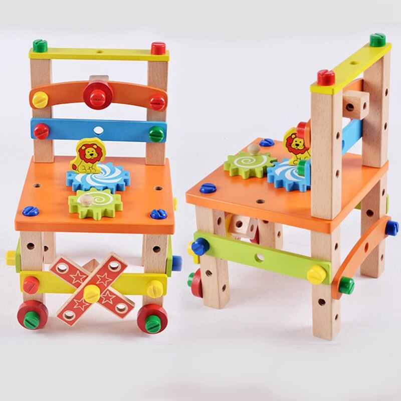 Wooden Kids Multi-Function Spelling Inserts Disass... – Grandado