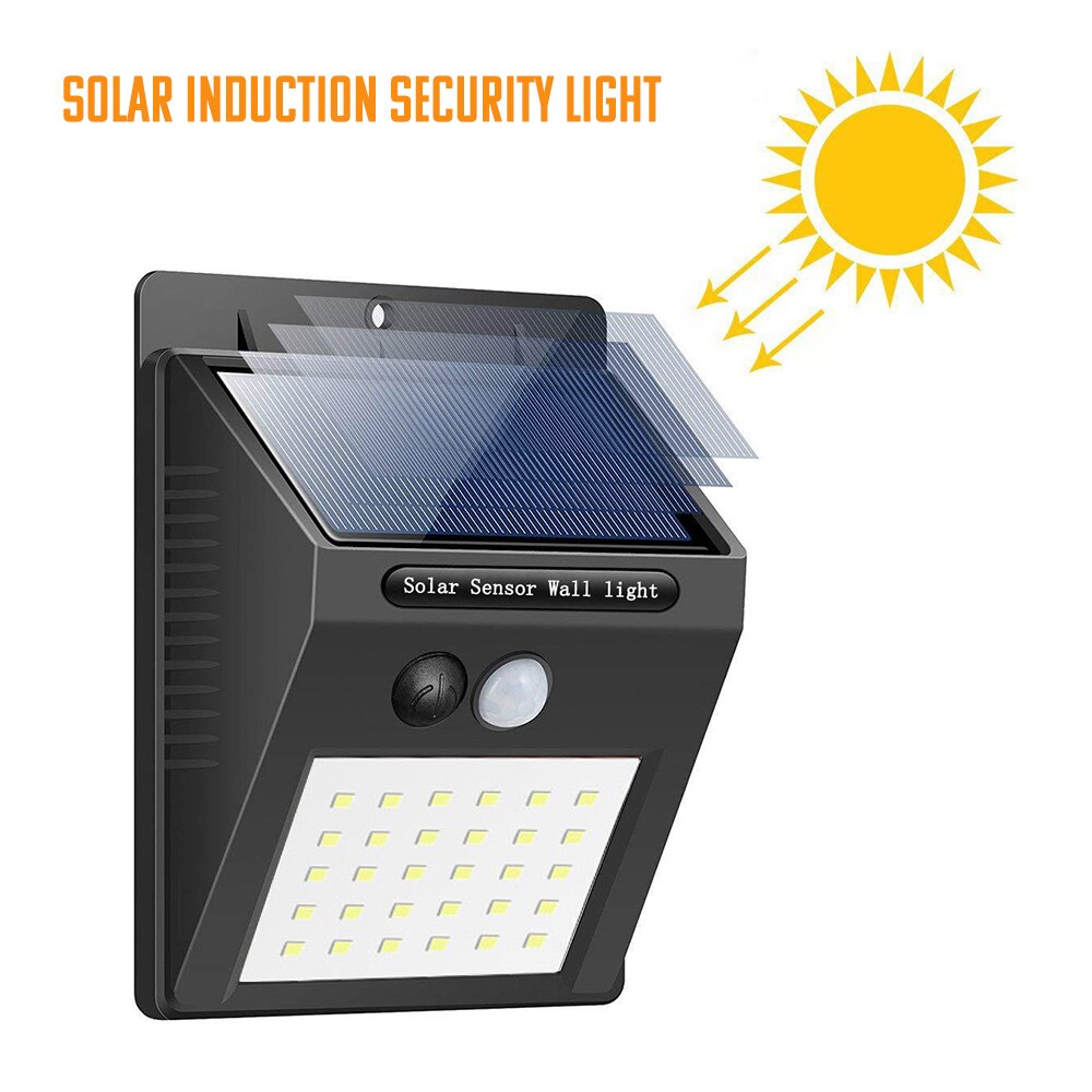 SUNYIMA 30 LED Outdoor Solar Wall Lamp Waterproof ... – Vicedeal
