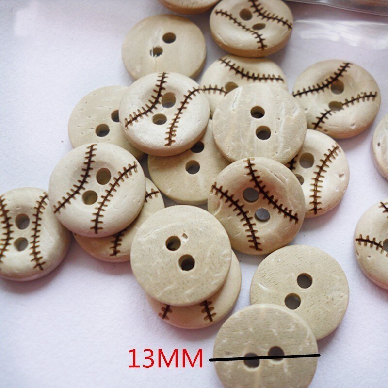 Coconut Buttons Wood Round DIY botones Flower for ... – Grandado