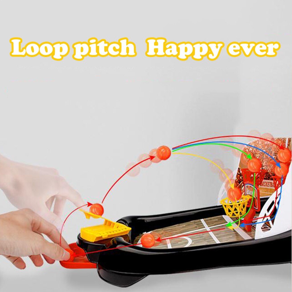 Mini desktop basketball game rack table finger eje... – Grandado