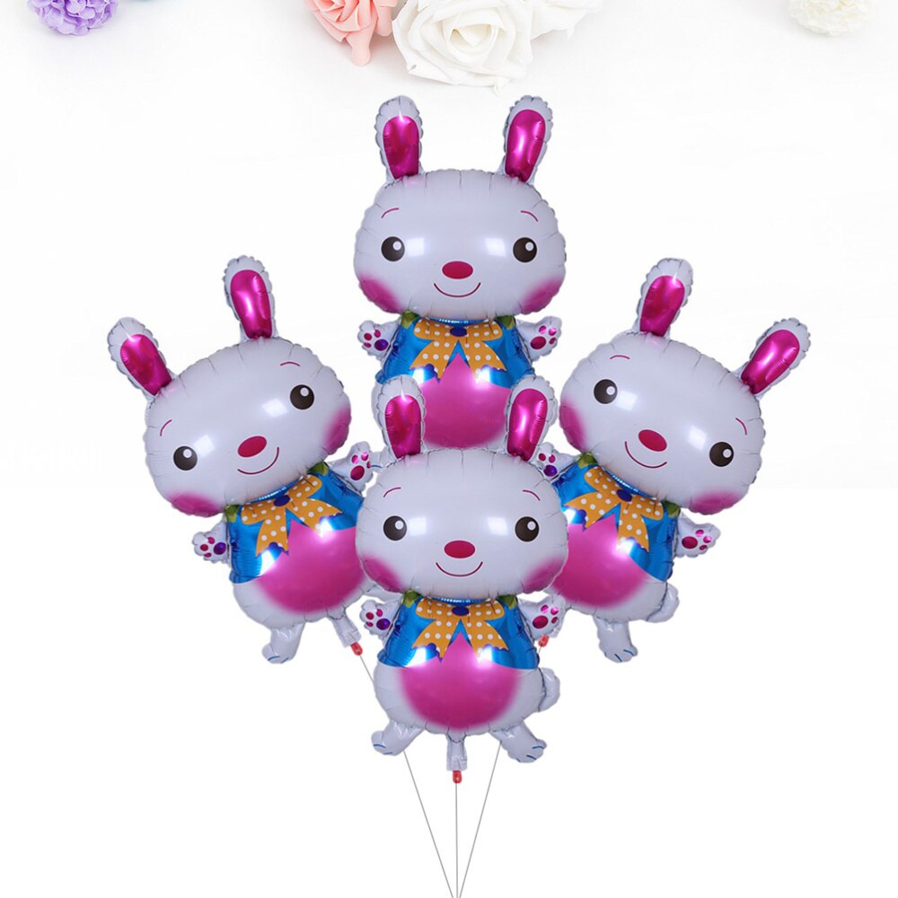 4pcs Aluminum Foil Rabbit Balloons Cartoon Rabbit ... – Vicedeal