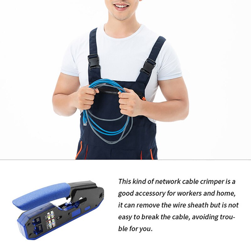 Pince à sertir RJ45 cat5 cat6 8p rg rj 45, outils ... – Grandado