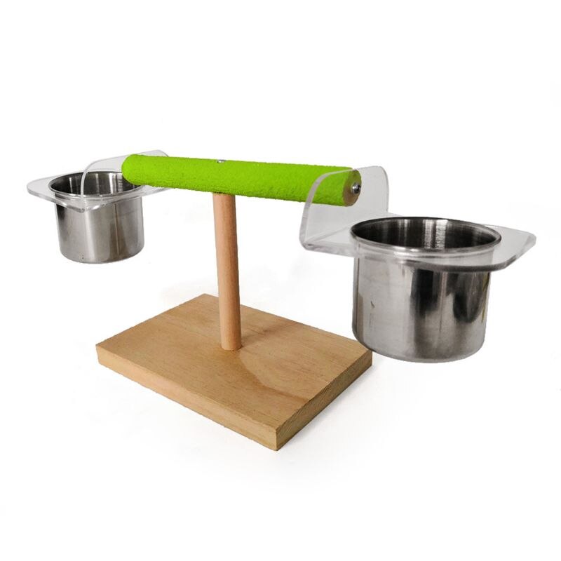 Lintujen leikkitelineet syöttökupeilla puu papukai... – Grandado