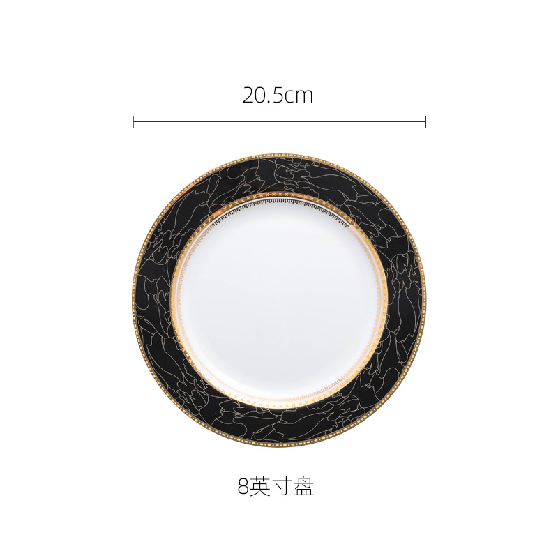 Nordic Blue Dinner Plate Set Bead Glass Charger Pl... – Grandado