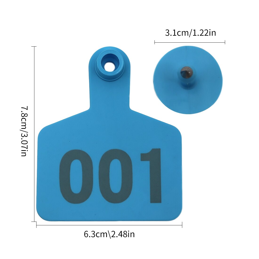 100Pcs Cattle Ear Tags Cow Larger Plastic Livestoc... – Vicedeal