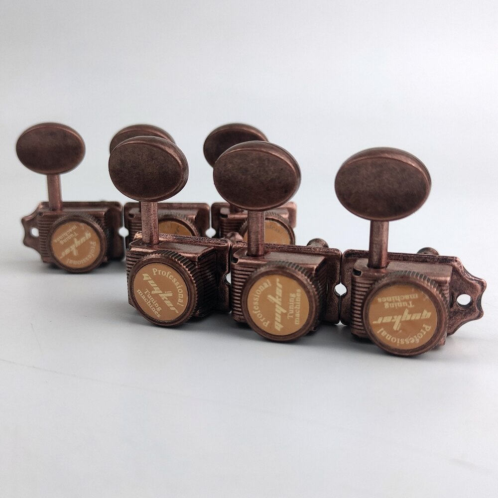 Guyker Vintage Gitaar Lock String Tuners (6R) - Locking Tuning Key ...