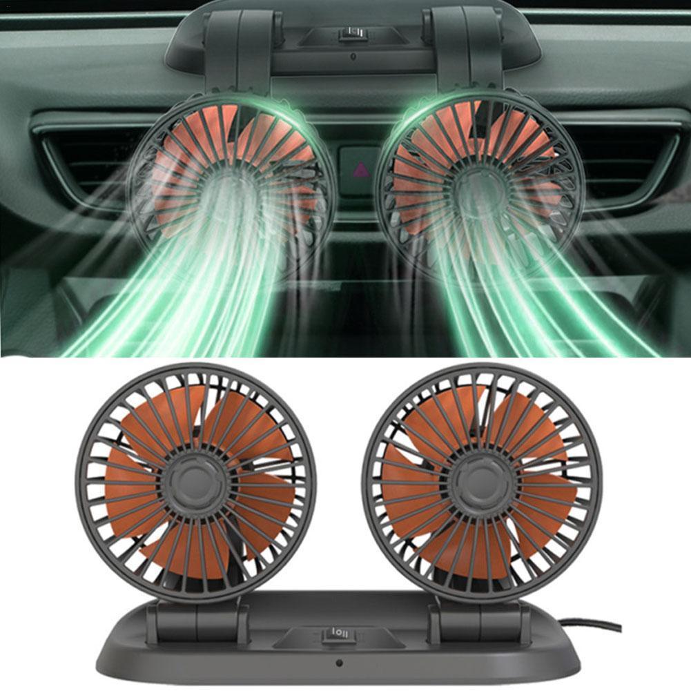 Two Speed Control Cooler Car Electric Fan 12V 24V ... – Vicedeal