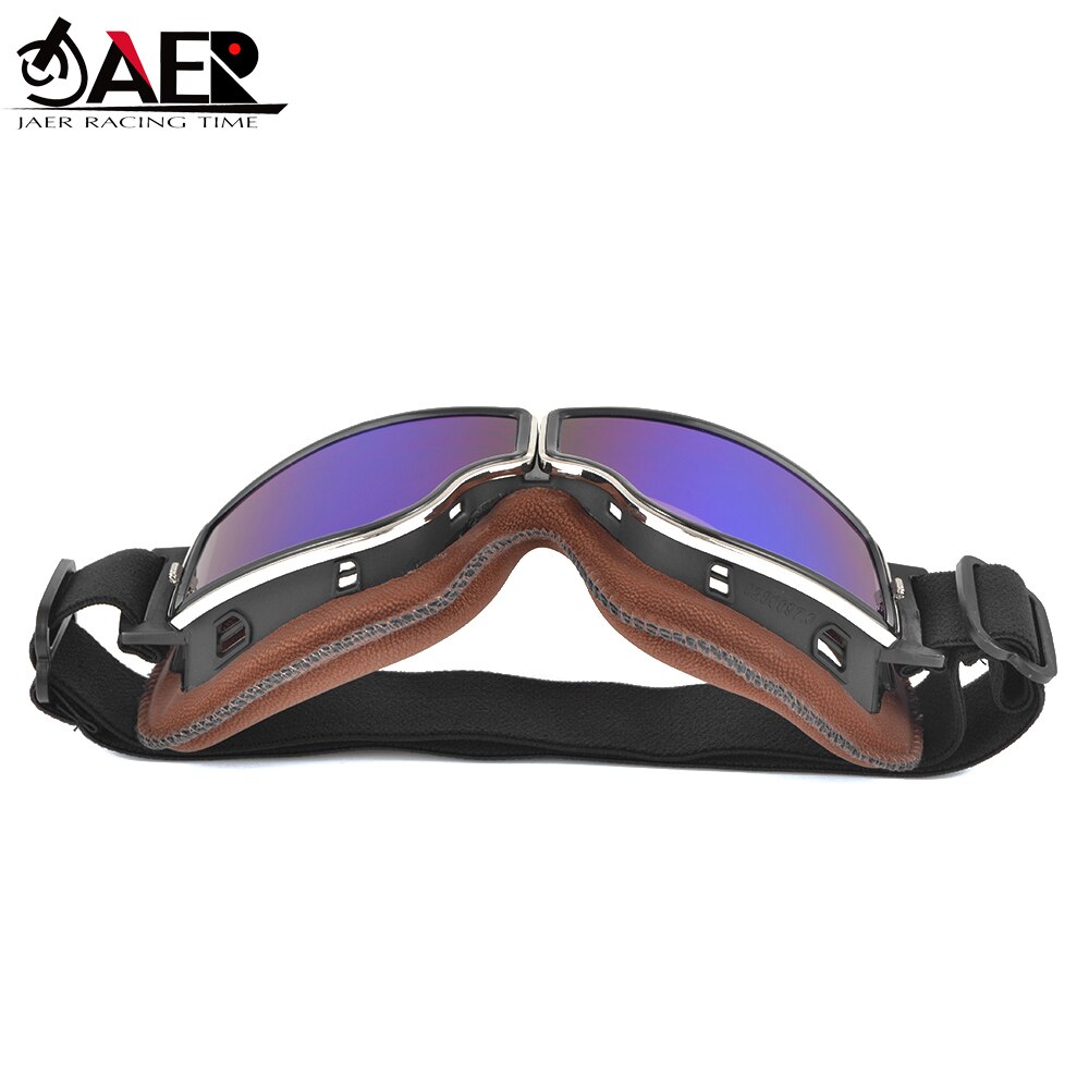 JAER Newest Motorcycle Steampunk Goggles Biker Sco... – Grandado