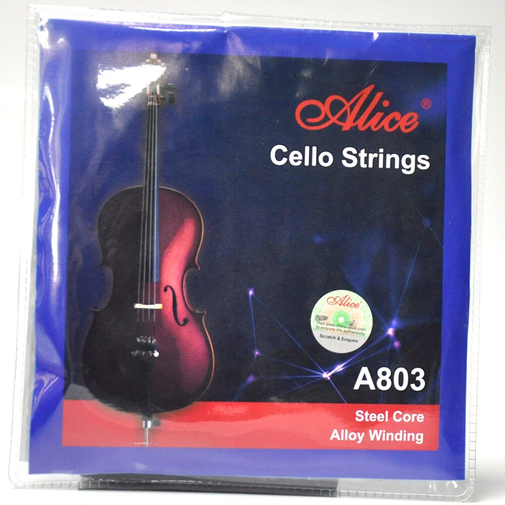 2 Sets Alice A803 Cello Strings Steel Core Alloy W... – Grandado
