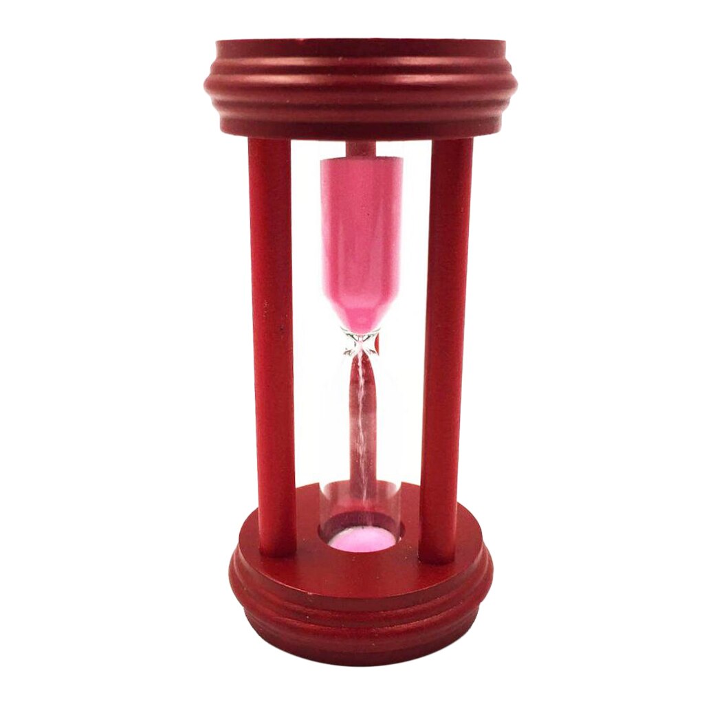 3 Minutes Sand Wood Frame Hourglass Color Sand Gla... – Grandado