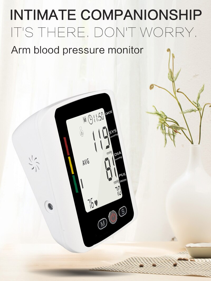Automatic Blood Pressure Monitor BP Sphygmomanomet... – Vicedeal