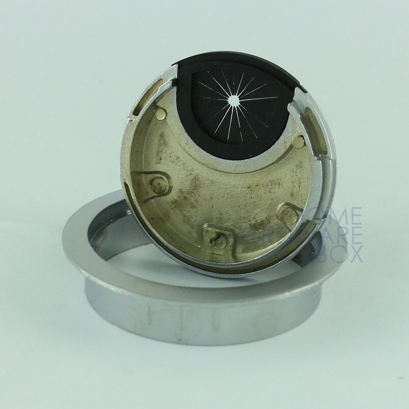 metal desk wire grommet grey 2.25" table top hole ... – Grandado