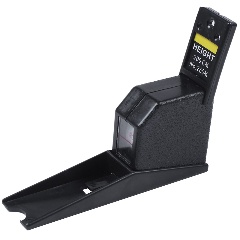 200Cm Stadiometer Black Wall Mounted Height Meter ... – Vicedeal