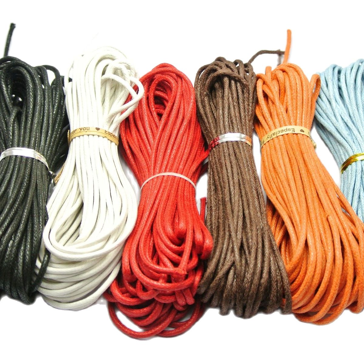 120 Meters Mixed Color Waxed Cotton Beading Cord 2... – Grandado