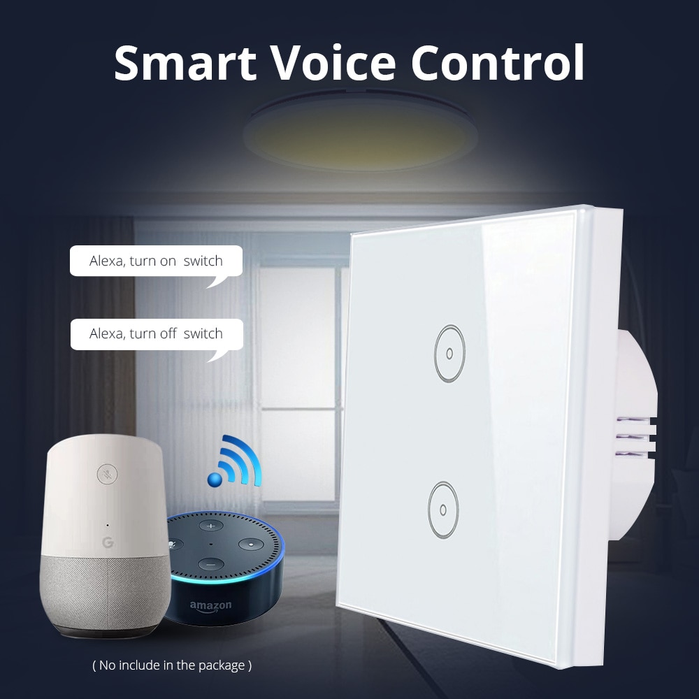 Smart Home EU 1 Gang 2 Gang 3 Gang Wifi Wall Switc... – Vicedeal